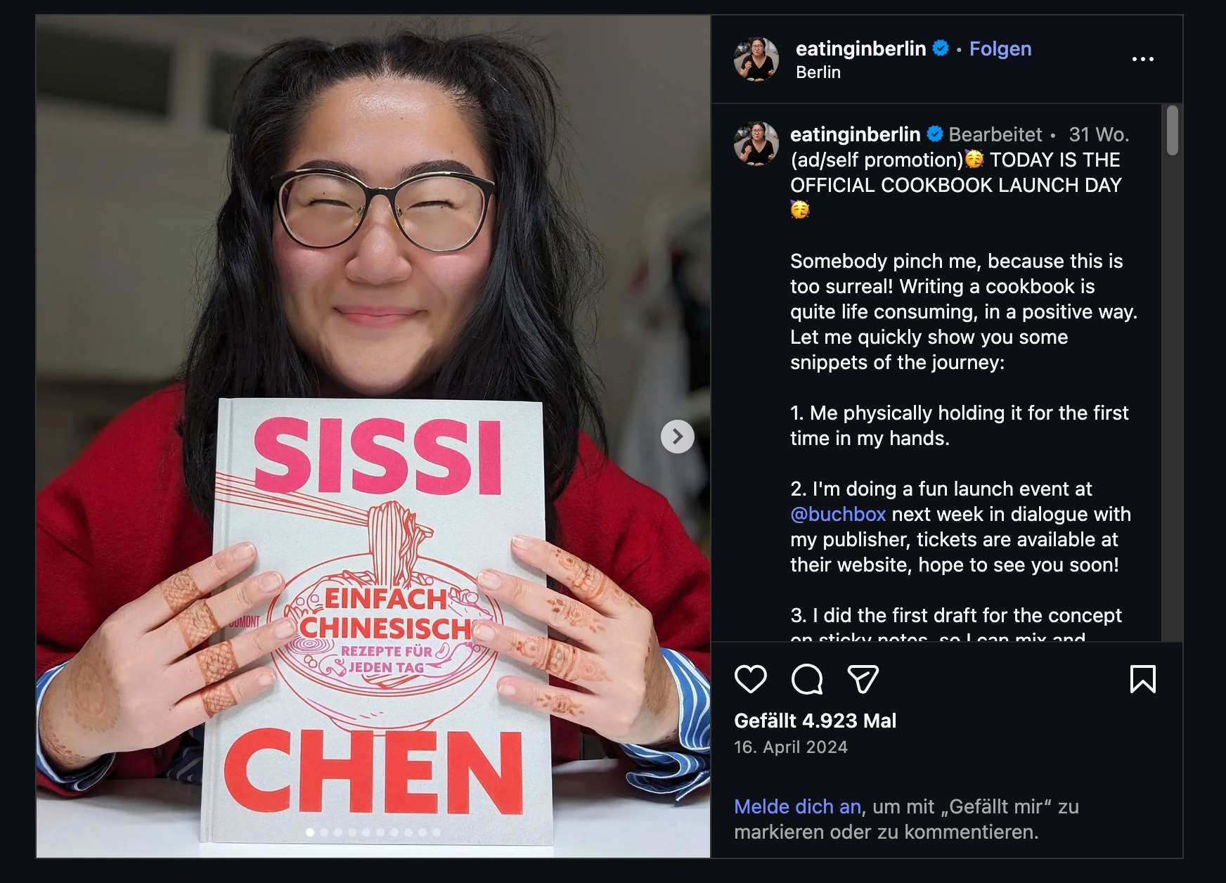 Sissi Chen: Recherche für ein Kochbuch in Taiwan-Programm-Radio Taiwan ...